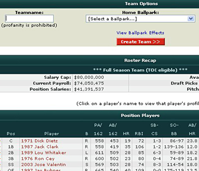 SimLeague Baseball Player’s Guide – Ballparks