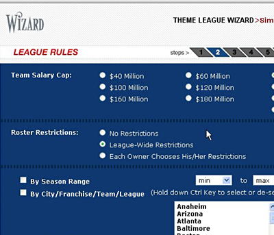 SimLeague Baseball Player’s Guide – Theme Leagues